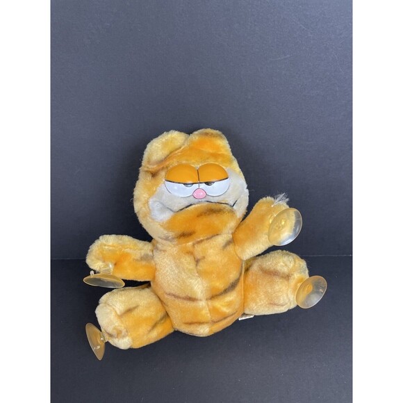 Unbranded | Toys | Vintage Garfield The Cat Plush W Suction Cups Cling ...